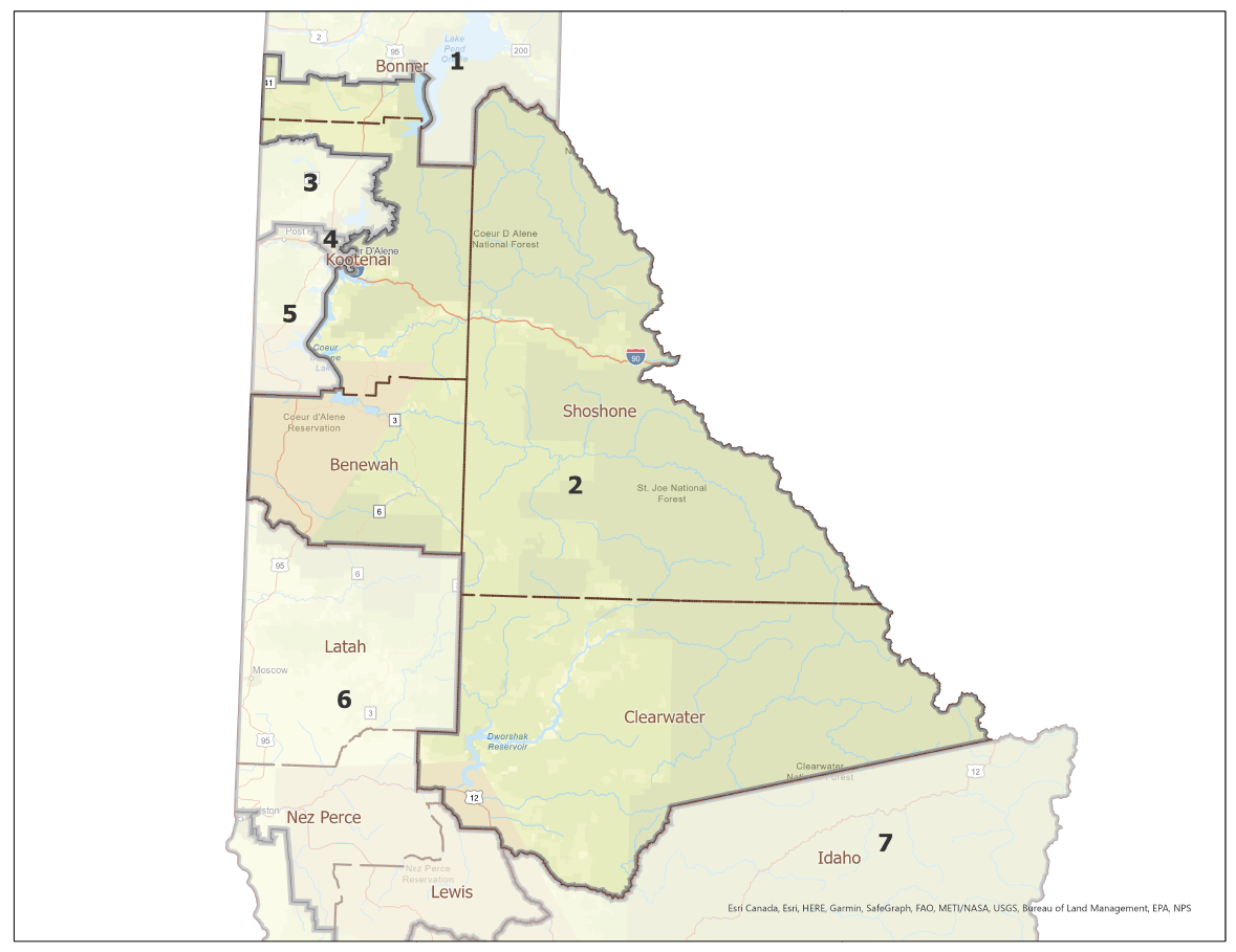 The Kootenai Journal • Map of Legislative District 2